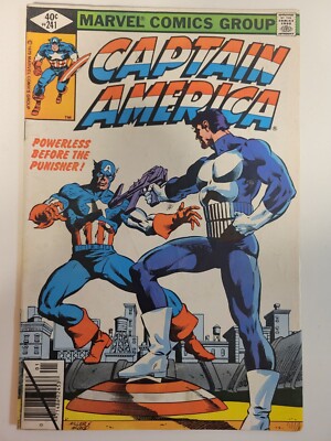 Captain America #241 Marvel 1968 Series Frank Miller Cover Punisher app ...
