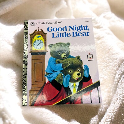 Good Night Little Bear A Little Golden Book Vintage Childrens HC Book ...