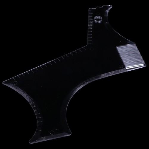 Men's Beard Combs Shaping Styling Template Comb Transparent for Hair ...