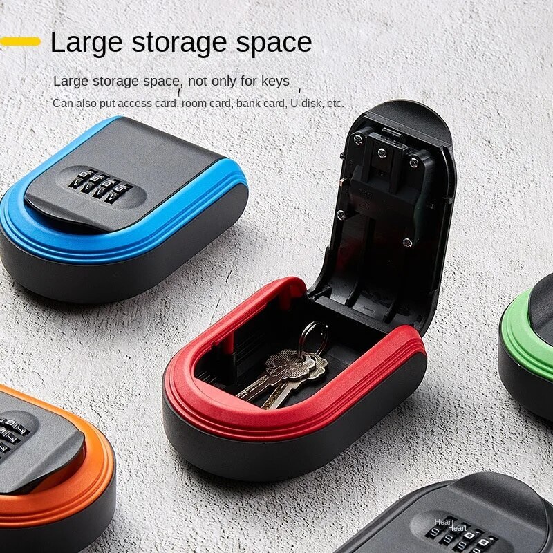Password Lock Key Storage Password Box, Fully Plastic Password Key Box ...