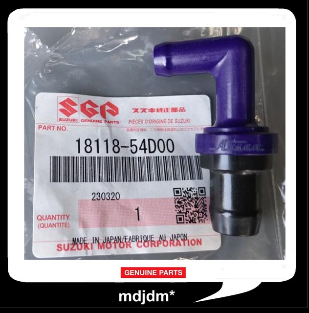 1811854D00 Genuine Suzuki Valve PCV 18118-54d00 for sale online | eBay