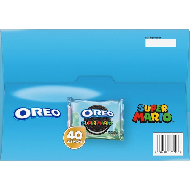 Super Mario Oreo Cookies Box of 40- 2 CT Packs Limited Edition Box 2023 ...