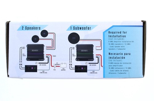 Jensen XDA92RB 600W 2 Channel Car Amplifier for sale online | eBay