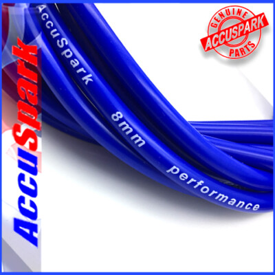 Blue 8mm performance Silicone HT lead for MG,MINI,Ford,Jaguar,Hillman ...