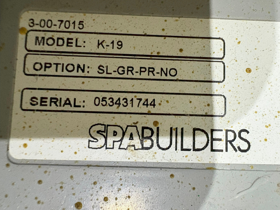 GECKO SPA BUILDERS K-19 4 BUTTON SPA SIDE USED TESTED GOOD | eBay