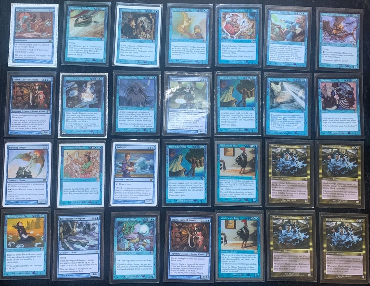 Vintage Blue Cards