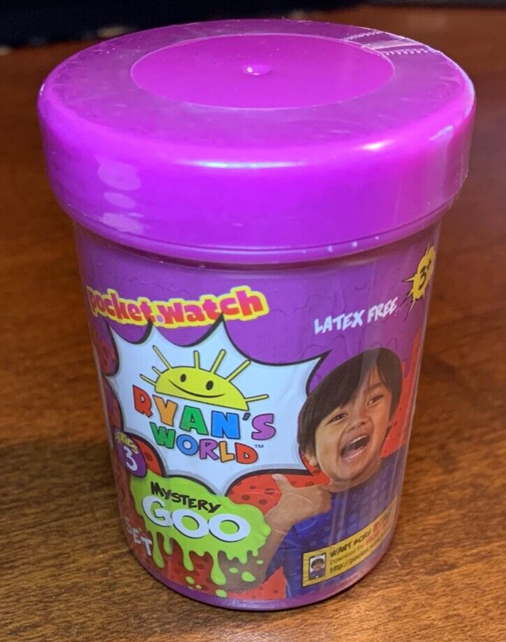 Ryan's World Unisex Series 3 Mystery Goo Slime Purple Sensory Toy Latex ...