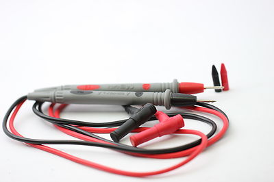2 X UNIVERSAL PROBE TEST CABLES FOR MULTIMETER METER. HIGH QUALITY ...