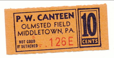 USA WWII POW Camp Chits PA-18-1-10a Olmstead Field, PA 10 Cents ...