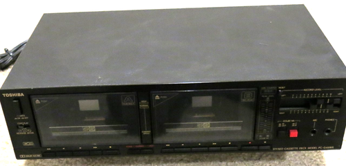 1985 TOSHIBA CASSETTE PLAYER MODEL PC- G46WR + 20 ASST & MIXED TAPES | eBay