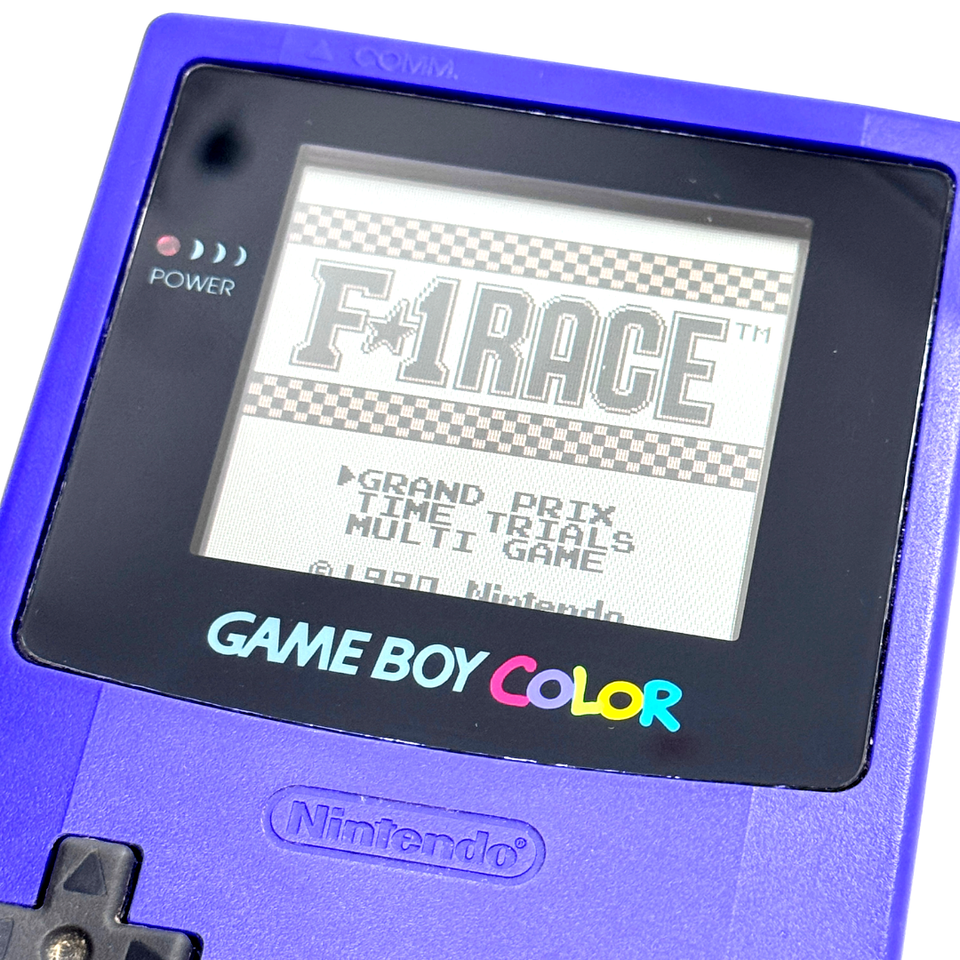 Nintendo 1998 Gameboy Color Vintage Games Console Grape Purple CGB-001 ...