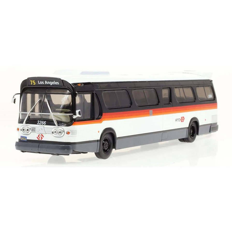 Iconic Replicas GM New Look Fishbowl LA RTD Bus - Bandit Scheme 1:43 ...