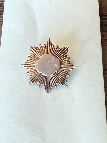 Old Style 1980's Girl Scout GOLD AWARD PIN Senior Highest Earned Award ...