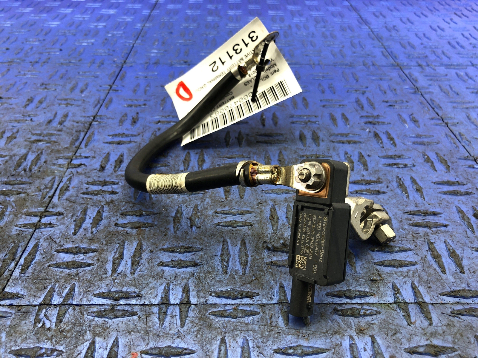 2017-2020 MERCEDES E43 NEGATIVE BATTERY TERMINAL GROUND WIRE CABLE ...