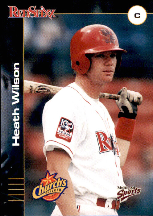 2001 Columbus Redstixx Multi-Ad 28 Heath Wilson Brisbane Australia ...