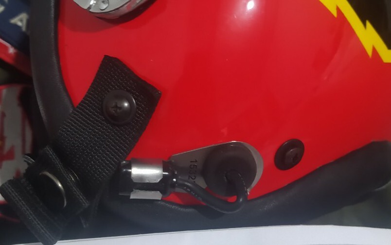 TOP GUN MAVERICK 2020 "ROOSTER"PILOT FLIGHT HELMET HGU-55 W/Leather ...