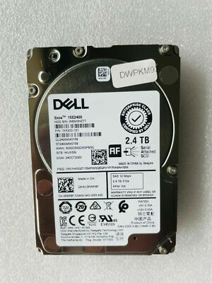 Dell RWR8F 2.4TB 10K SAS 2.5" 12Gbps HDD Hard Drive ST2400MM0159 0RWR8F ...