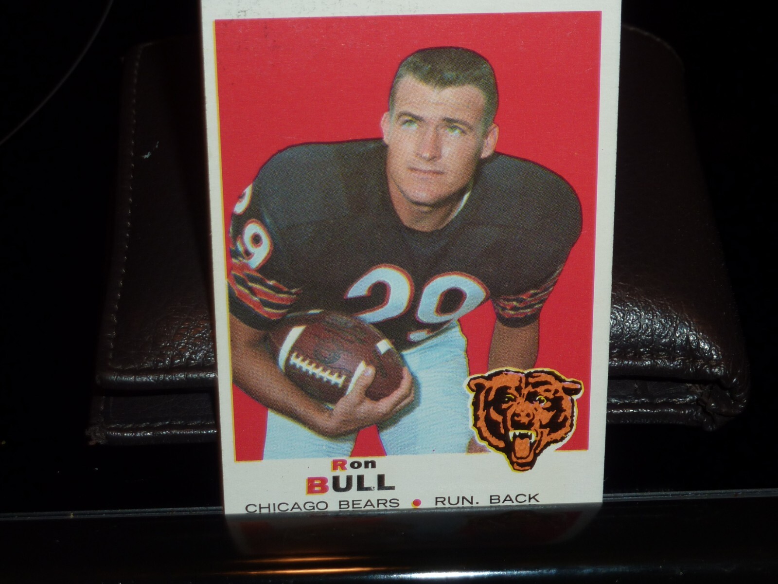 1969 TOPPS FOOTBALL CARD #164 RON BULL CHICAGO BEARS VINTAGE/EAGLES ...