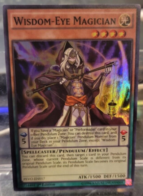 Wisdom-Eye Magician - SDMP-EN005 - Super Rare - 1st Edition x1 ...