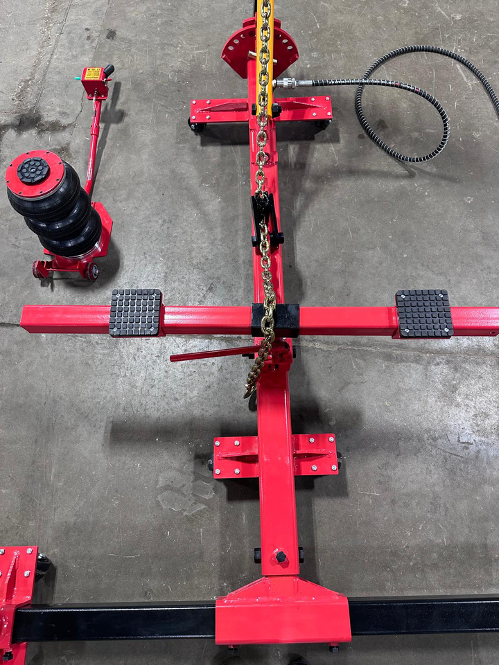 NEW Portable Auto Body Frame Machine Puller 10,000 PSI Foot Pump FREE ...