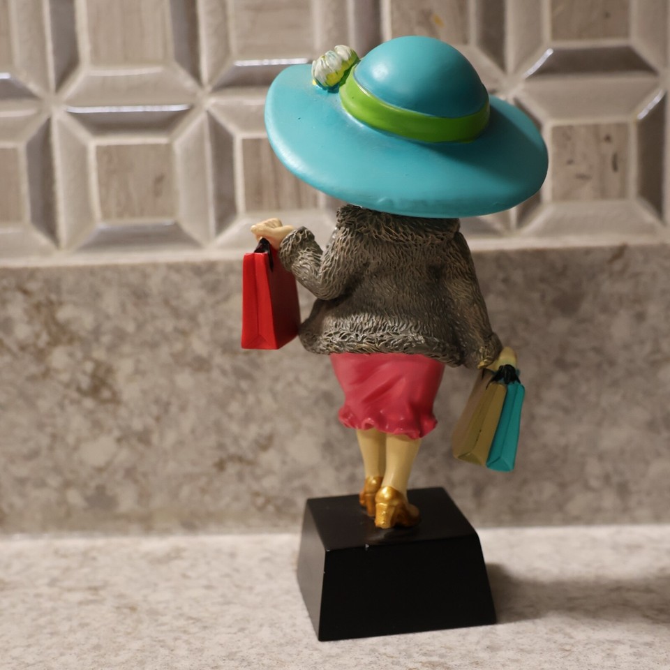 BIDDYS Senior citizen Figurine "Shopping is Cheaper" #12963 | eBay