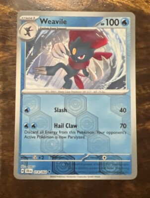 Weavile 014/064 Shrouded Fable Reverse Holo Pokemon Scarlet & Violet | eBay