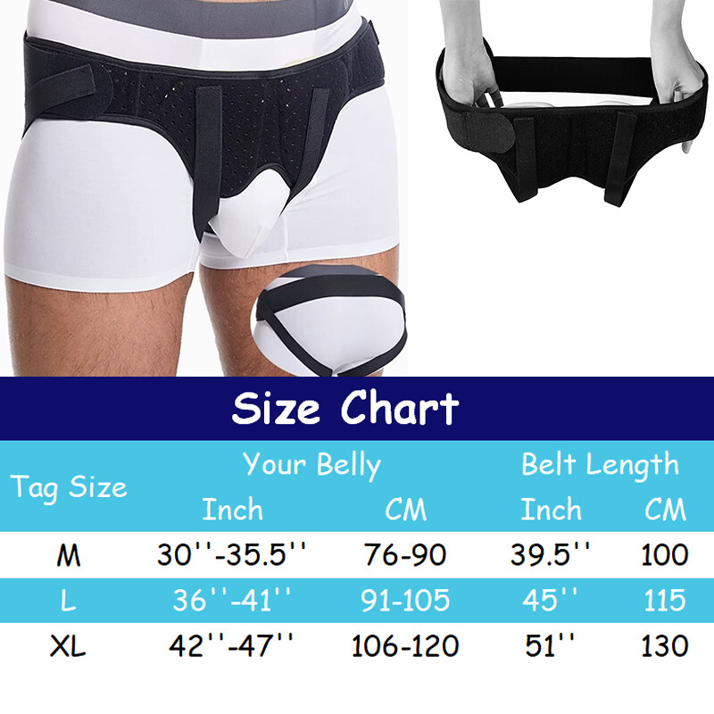 Medical Hernia Support Belt Inguinal Groin Truss Brace For Men Women ...