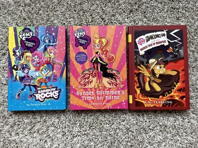 Lot of 3 My Little Pony Equestria Girls Hardcover Chapter Books Perdita ...