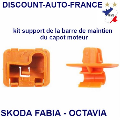 Clips attache barre de capot SKODA FABIA SKODA OCTAVIA KIT 2 PIECES | eBay