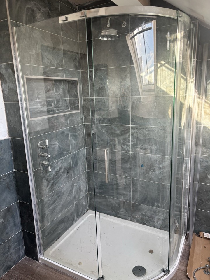 Phoenix Lune RHS Opening Shower Screen 120x90 | eBay UK
