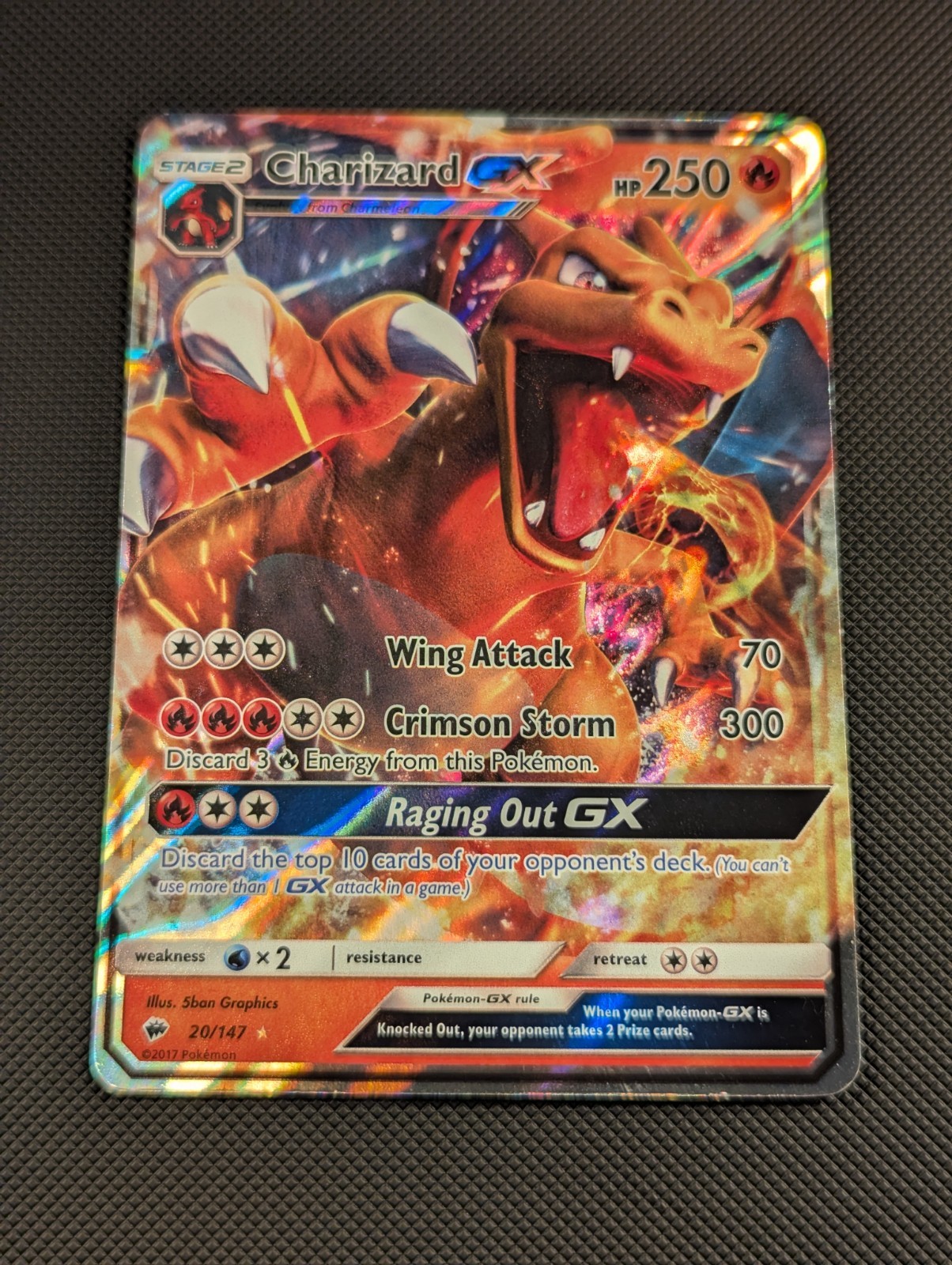 Charizard GX 20 Current Market Value | Burning Shadows