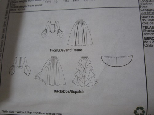 McCalls Sewing Pattern M6097 Sizes 14-20 Misses Victorian Costume Uncut ...