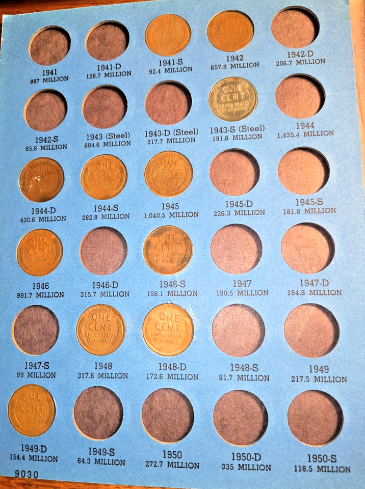 LINCOLN CENTS Collection Book 1941-1974 ~ Number Two | eBay