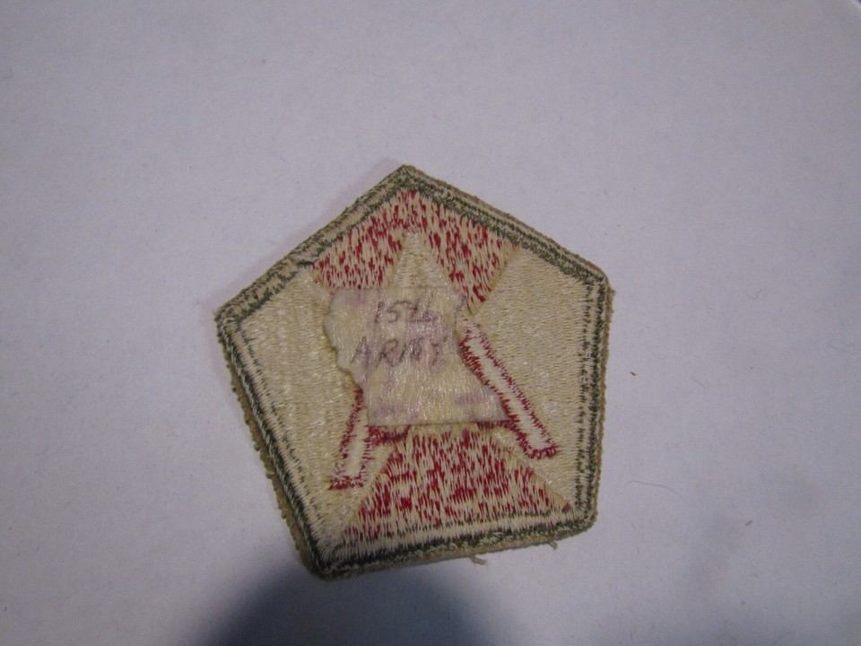 ORIGINAL MILITARY PATCH SEW ON WW2 ERA NO GLOW US ARMY FIFTEENTH 15TH ...