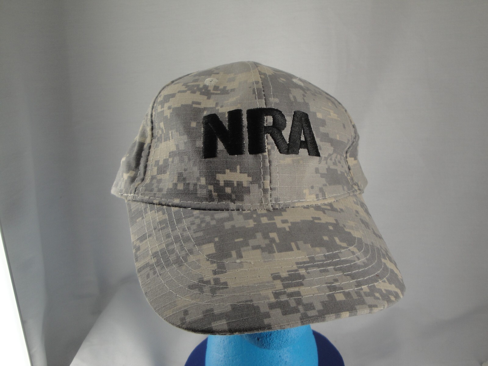 NRA Hat Cap Strap Back Adjustable Digital Camo Camouflage | eBay