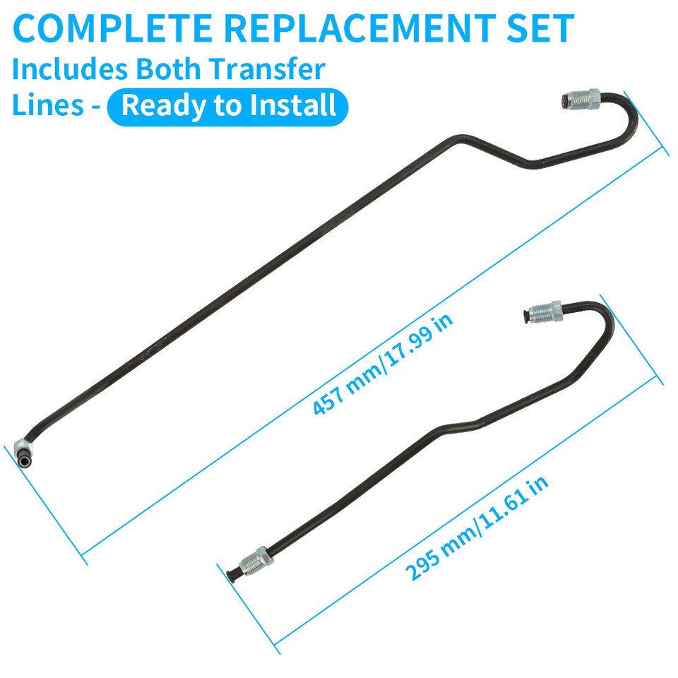 Rack &Pinion Steel Transfer Lines For Dodge Caravan Chrysler Town ...