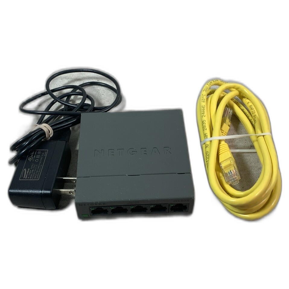 Netgear GS305P Essentials Series 5-Port Gigabit PoE Unmanaged Switch | eBay