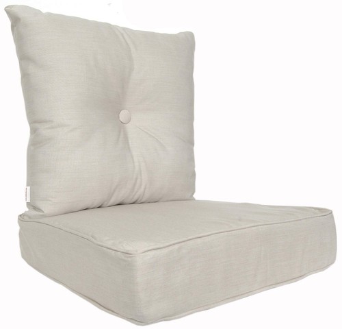 Outdoor/Indoor Sunbrella Set of 2 (Seat 22 inch x 22 inch x 6 inch ...