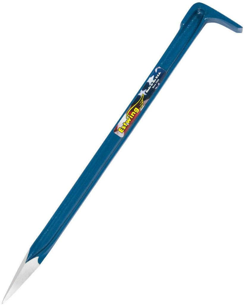 GP-18 Gad Pry Bar, 18" Forged Geological Tool W Pointed Tip & Chisel ...