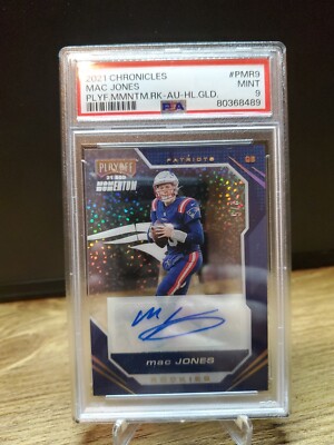 Mac Jones Rookie Autograph Card /5 PSA 9 | eBay