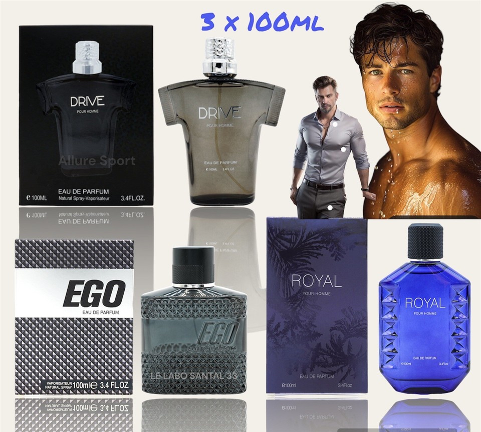 3 X Men's Aftershave Gift set for him job-lot Perfume New Big Bundle Rp ...