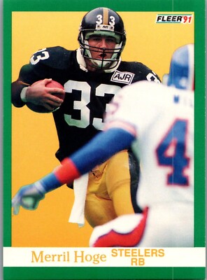 1991 Fleer Football - #161 Merril Hoge | eBay