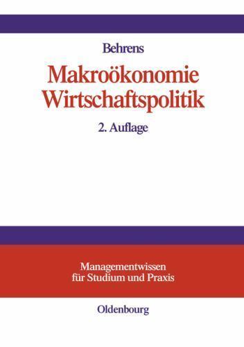 Managementwissen Für Studium Und Praxis Ser.: Makroökonomie ...