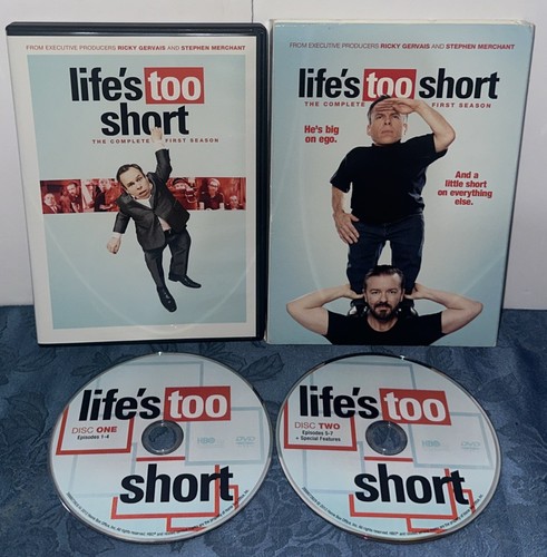 Life's Too Short Complete First Season DVD 2013 2-Disc Davis Gervais ...