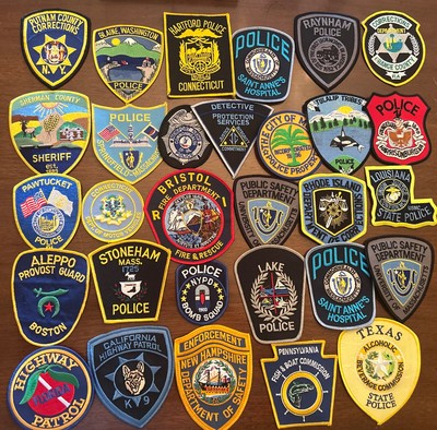Lot Of 30 Police And Law Enforcement Patches | eBay