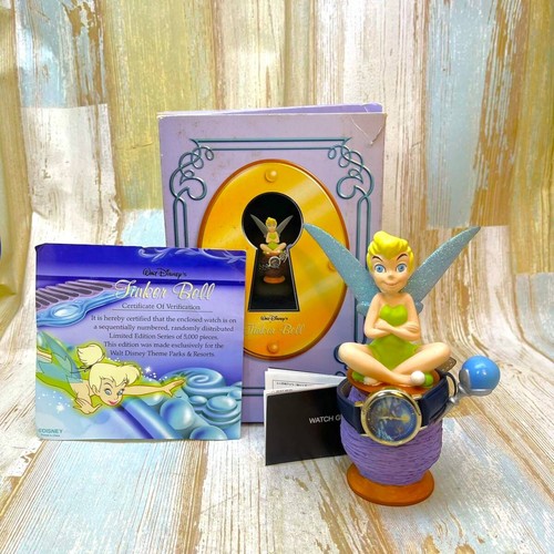Rare Peter Pan Tinker Bell Tinker Bell Yarn Watch Stand Map Disney ...