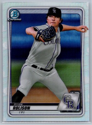 2020 bowman draft baseball ryan rolison prospect rookie refractor #36 ...