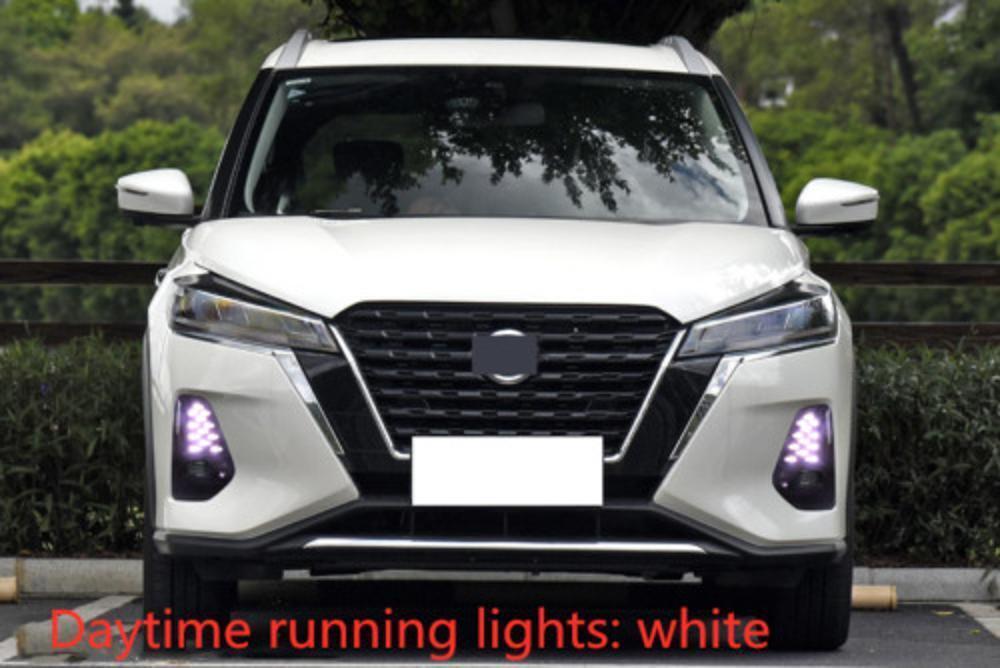 DRL LED Daytime Running Light Bumper Fog Lamp For NISSAN KICKS 2021 ...