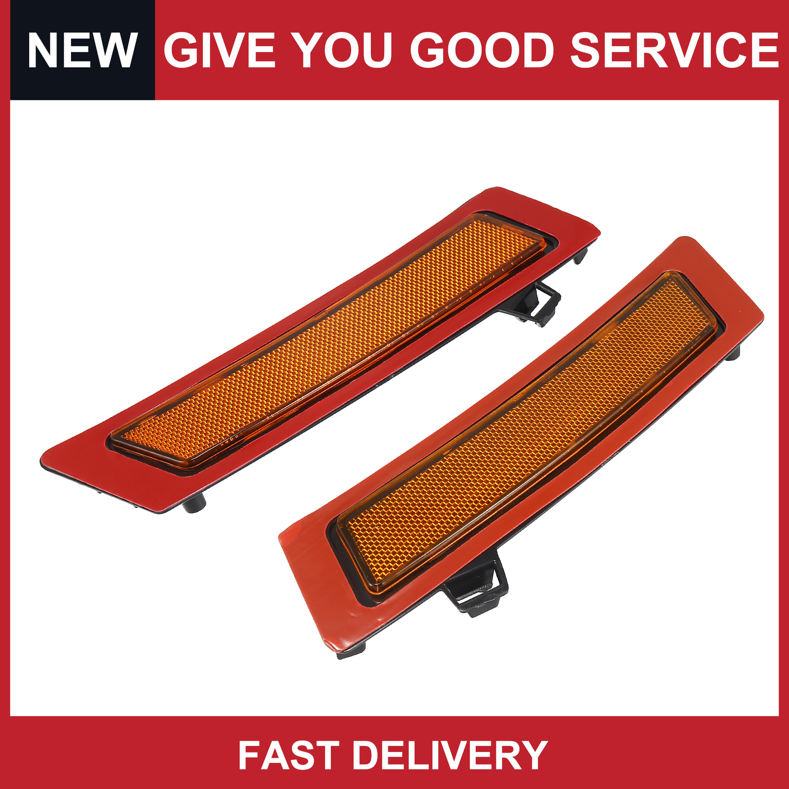 Pack of 2 For BMW X5 2011-2013 Front Bumper Reflector Side Marker ...