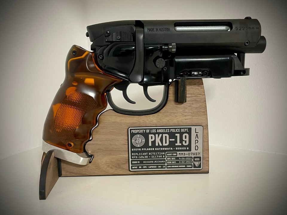 Blade Runner Blaster PKD-19 Aluminium Etched Display Plaque. | eBay